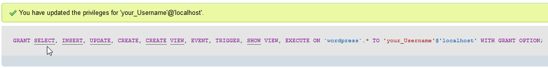 Adding New Mysql Users To Your Mysql Database Via The Phpmyadmin Interface 1399