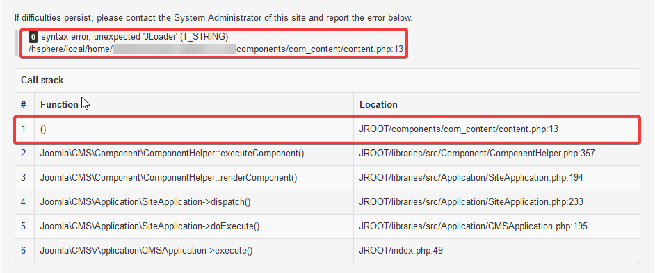 Joomla Debuggingerror Logging Pipe Ten 7994