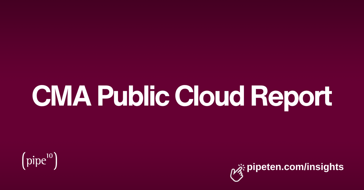 CMA Public Cloud Report - UK Competition and Markets Authority